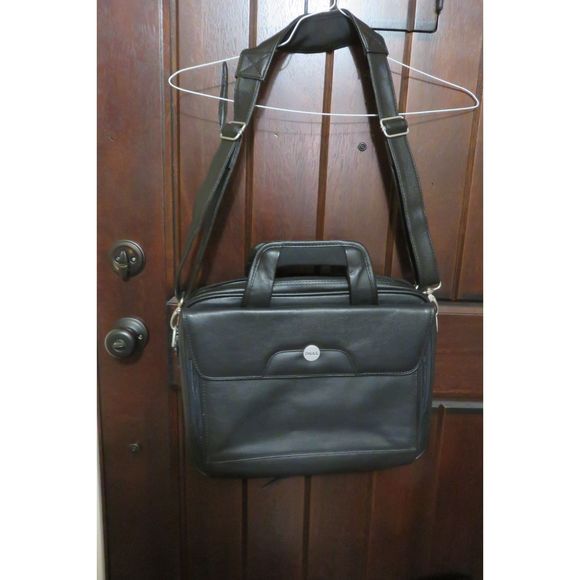 Dell | Bags | Dell Leather Computer Laptop Messenger Bag | Poshmark